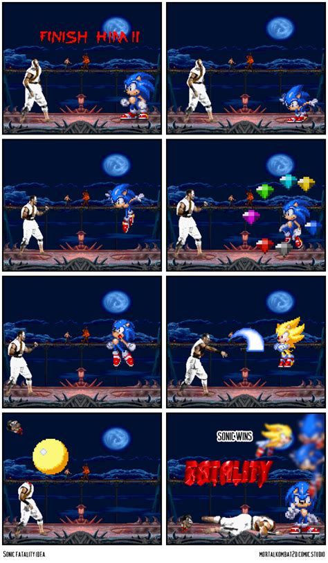 Sonic Fatality Idea Comic Studio
