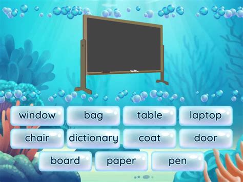 Nef Begginer Classroom Objects Найди пару