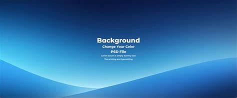 Psd 추상 파란색 그라디언트 배경 빈 파란색 텍스처 프리미엄 Ai 생성 Psd