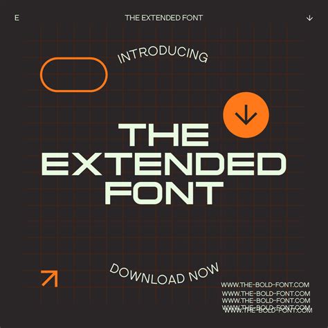 The Extended Font The Bold Font