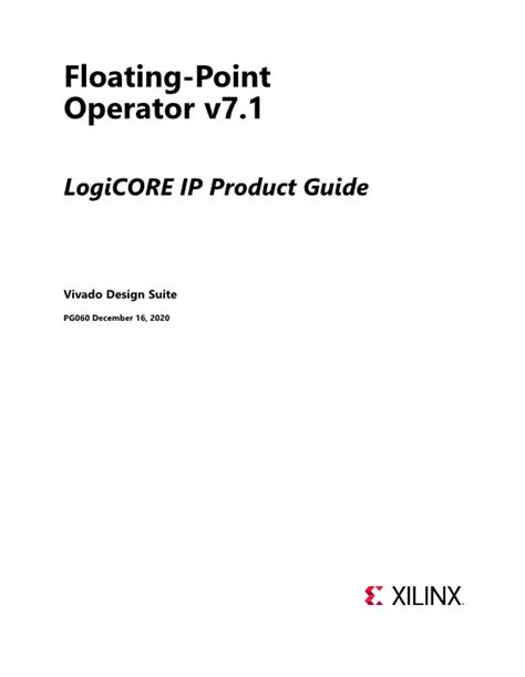 floating point operator v7 1 logicore ip product guide docslib