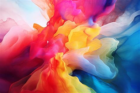 Creative Color Explosion Background Stock Illustration Illustration