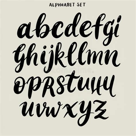 Cursive Script Style Stock Illustrations 15 381 Cursive Script Style