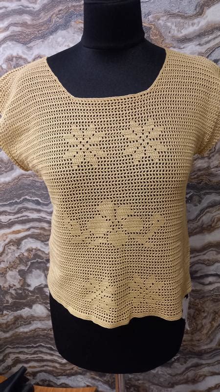 Футболок крючком — ціна 550 грн у каталозі Футболки Купити жіночі речі за доступною ціною на