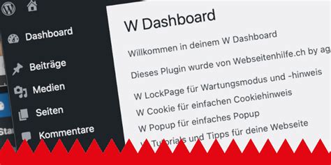 W Admin Das Einfache Aber Nützliche Wordpress Plugin Agenturwehrli