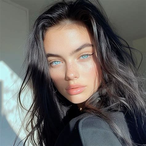 Girls With Black Hair And Blue Eyes