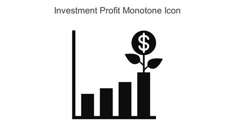 Investment Profit Monotone Icon In Powerpoint Pptx Png And Editable Eps
