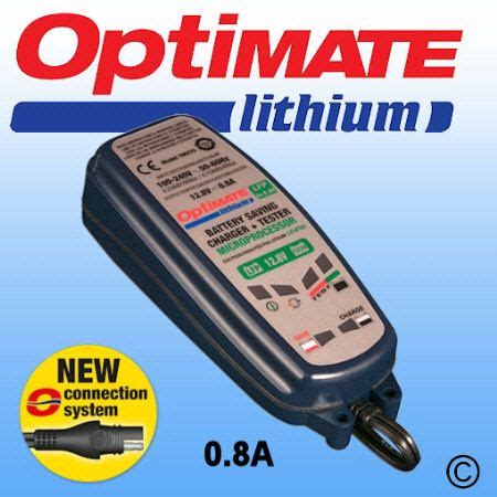 OptiMate Lithium 0 8A Battery Charger