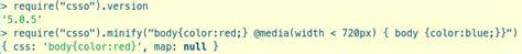 Bug Minifies Removes Media Tags · Issue 464 · Csscsso · Github