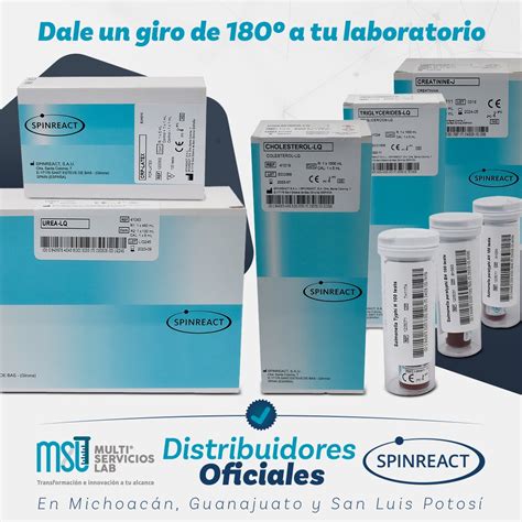 🔵 Todos Los Reactivos Spinreact Para Multiservicios Lab