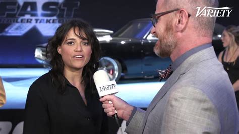 Michelle Rodriguez Fast X Trailer Red Carpet Pt