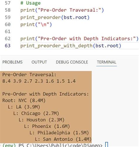 Print A Binary Search Tree In Python Print A Binary Search Tree In Python