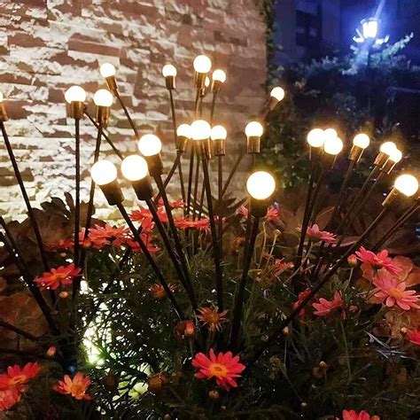 경관조명 정원등 야외 잔디등 태양광 Led 조명 정원 장식 조경 불꽃 놀이 반딧불 잔디 램 티몬