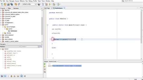 java 4 kontrol yapıları if else switch case youtube