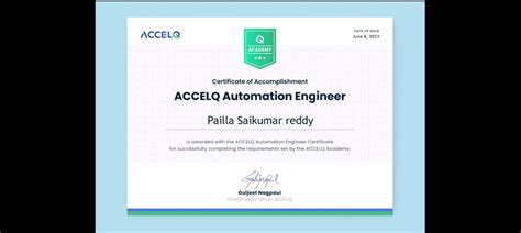 pailla saikumar on linkedin automation accelq