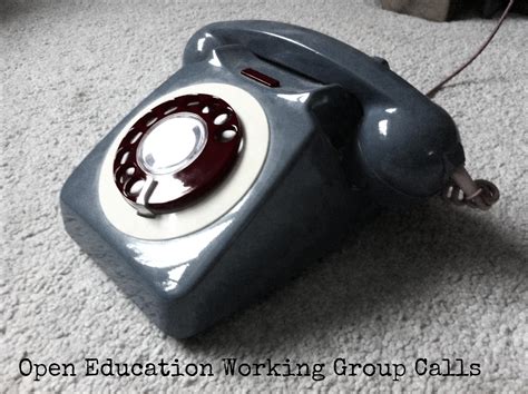 7th open education working group call open data as open educational
