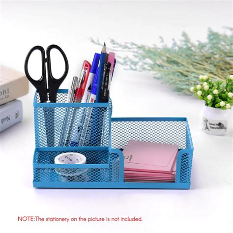 3 хранения многофункциональный настольный органайзер сетка металлическая ручка держатель