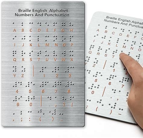 Braille Alphabet Board Low Vision Aids Braille With