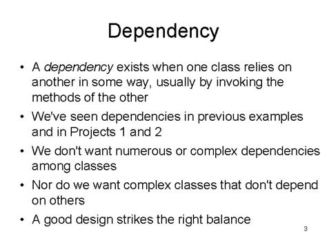 Object Oriented Design And Uml Class Relationships Dependency
