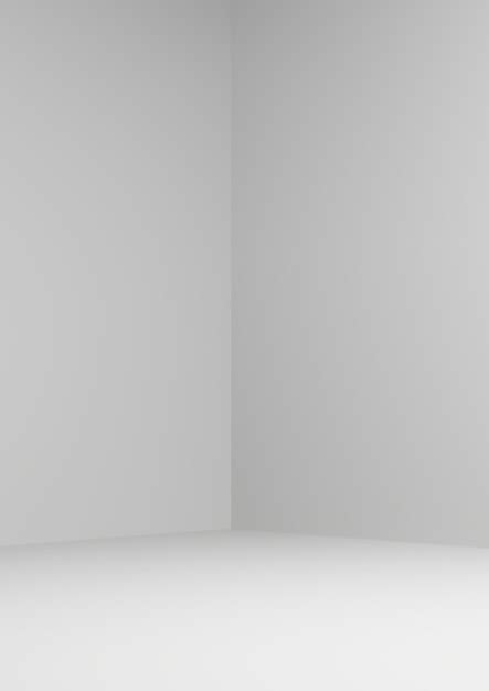 Room Corner 3d Render Background Premium Ai Generated Image