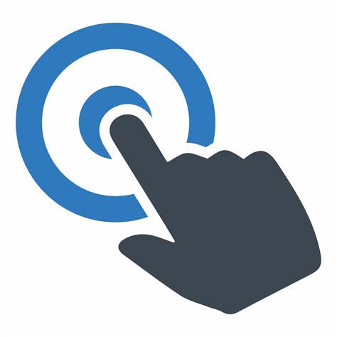 Fingerprint Pointer Tap Icon Download On Iconfinder