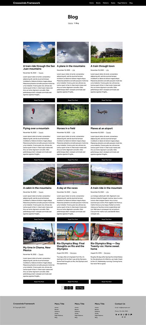 Crosswinds Framework Crosswinds Framework