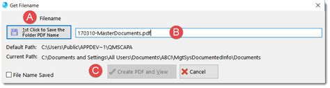 Save As PDF V X