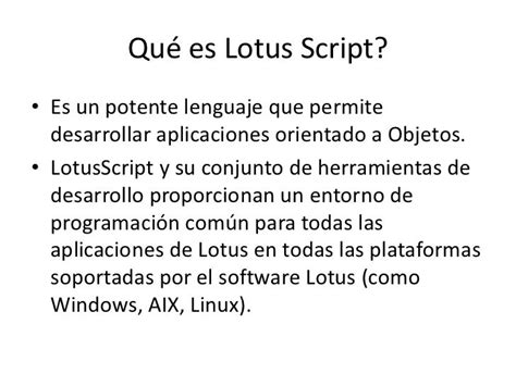 Lotus Script