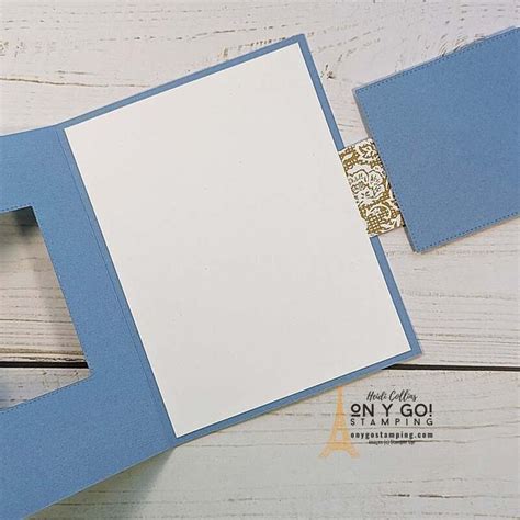 Easy Fun Fold Card Window Buckle Fun Fold Cards Card Making