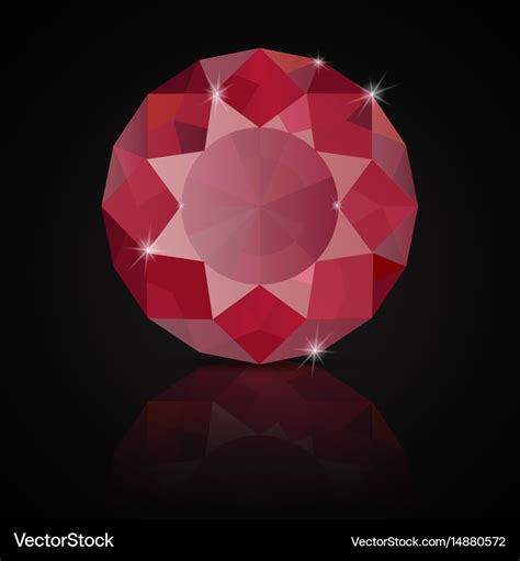 Ruby Royalty Free Vector Image Vectorstock