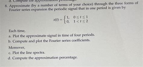 Signals And Systems Matlab Programming HW Please Chegg