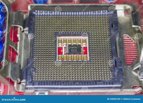 Socket Stock Image Image Of Connection Processor Macro 44096105