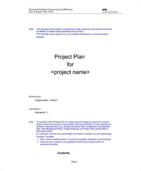 Printable Software Technical Proposal Template Pdf Sample Ikase