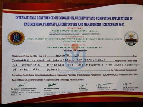 aswathi c p on linkedin presented a paper titled an automatic