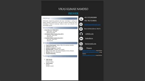 Vikas Namdeo On Linkedin Webdevelopment Internshipopportunity Codealpha Resumebuilder