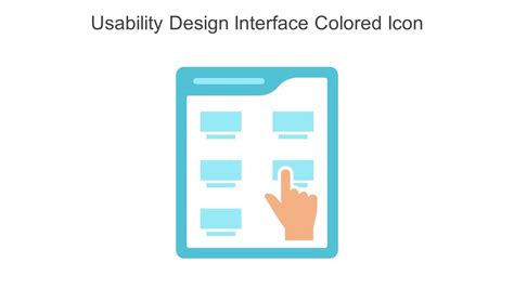 Usability Design Interface Colored Icon In Powerpoint Pptx Png And Editable Eps Format