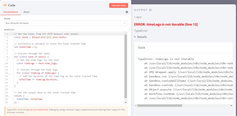 Function Node `items` Is Not Defined Did You Mean `inputall