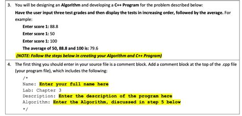 Solved You Will Be Designing An Algorithm And Developing Chegg