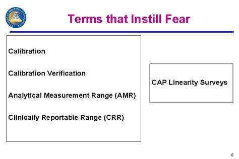 Calibration Calibration Verification Analytical Measurement Range And Clinically