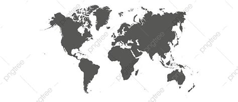 World Map Maps Vector Art PNG World Map On White Background Us