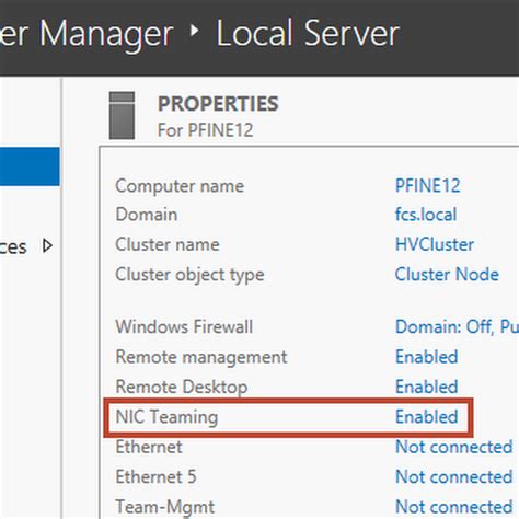 Server 2012 Native Nic Teaming And Hyper V Exit The Fast Lane