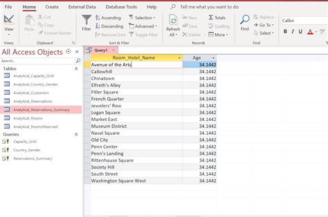 Microsoft Access Task To Create A Make Table Chegg