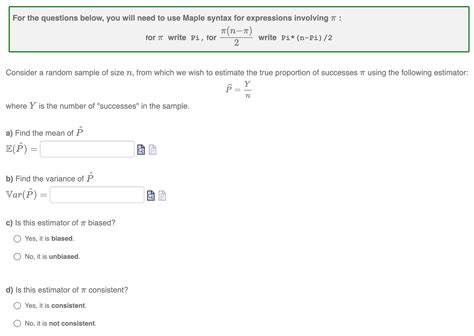 Solved For π ﻿write Π ﻿for π N π 2 ﻿write Π N Π2consider A