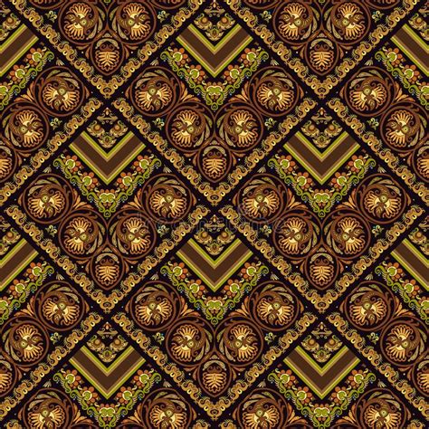 Vector Nature Patch Pattern Mosaic Background Stock Vector Illustration Of Flora Fabric