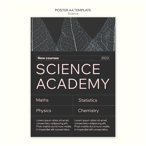 Free Psd Science Template Design