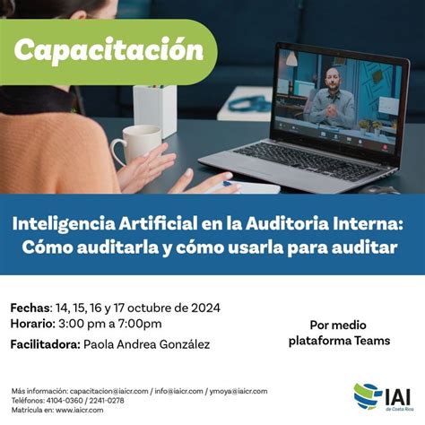Curso Virtual Inteligencia Artificial En La Auditoria Interna Cómo