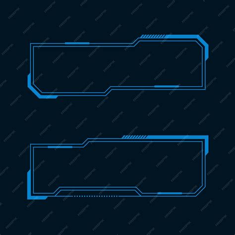 Premium Vector Futuristic User Interface Illustration