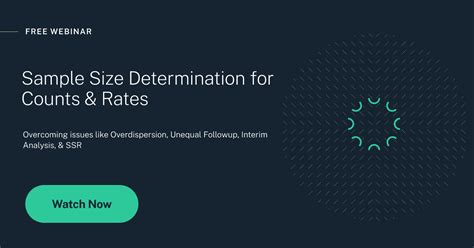 Sample Size Determination For Counts And Rates