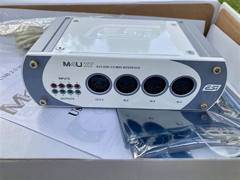 esi 4mu xt 4 ins 4 outs midi usb 2 0 interface mint reverb
