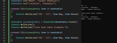 Hash Table In Net Syntax Usage Methods And Example